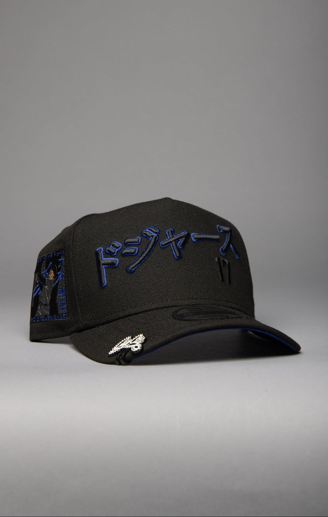 NEW ERA 9FIFTY A-FRAME BLACKED OUT LOS ANGELES DODGERS JAPANESE SCRIPT