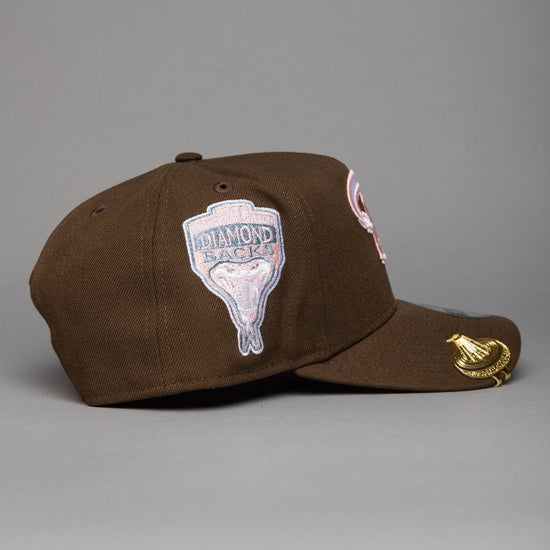 NEW ERA 9FIFTY A-FRAME BROWN ARIZONA DIAMONDBACKS SNAPBACK W/ 1998 INA