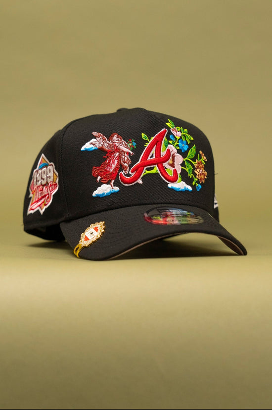 NEW ERA 9FIFTY A-FRAME BLACK ATLANTA BRAVES "CITY OF ANGELS" W/ 1999 W